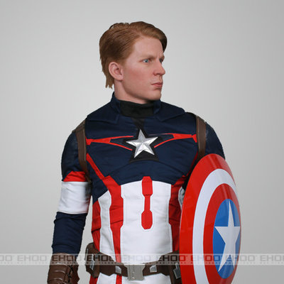 Figure di cera delle celebrità di Steve Rogers dell'attore ruolo realistico della celebrità in capitano Amercia