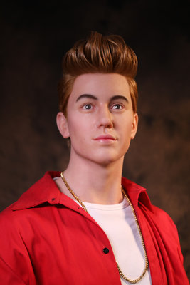 Figure di cera a grandezza naturale della celebrità di Justin Bieber sculture vive della resina della cera del silicio