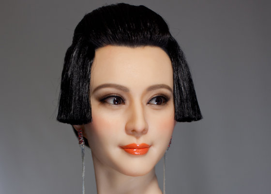 Alta figura di cera realistica di celebrità del fan Bingbing/figure di cera a grandezza naturale