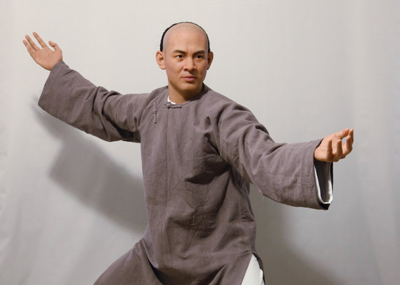 Figura di cera di Jet Li della celebrità/action figure a grandezza naturale per l'esposizione del museo
