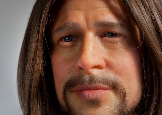 Action figure a grandezza naturale della celebrità di Brad Pitt di personalizzazione per il museo della cera