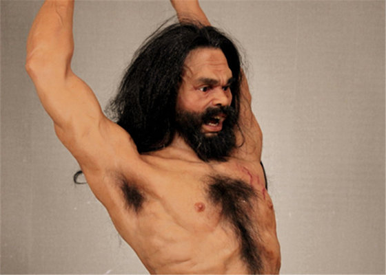 Action figure primitive ristabilite del silicone/figura di cera su ordinazione colore della natura