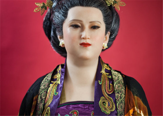 Figura di cera umana della scultura a grandezza naturale della donna per la decorazione raccoglibile o domestica di arte
