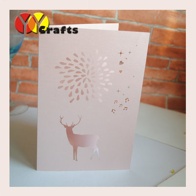 wedding invitation card deer animal print theme wedding invitation cards for wedding stationers For Chirstmas Day