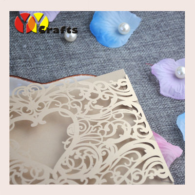 Special Heart design invitaiton cards laser cut souvenir wedding invitation card for wedding party and gifts