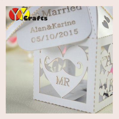 Wedding Gift Boxes customized paepr , cake box for wedding OEM