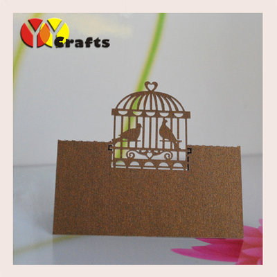 Birdcage Wedding Table Place Cards for seat wholesale or retail