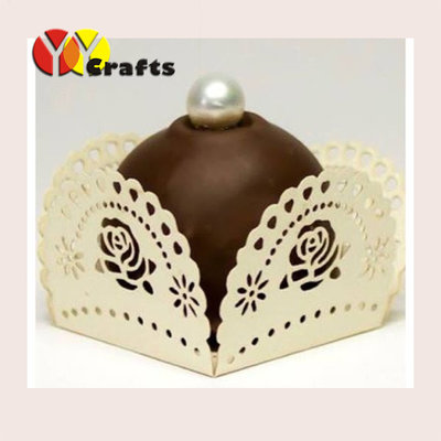 Fancy lovely 3.5*3.5cm small chocolate packaging bag wedding packing candy bag