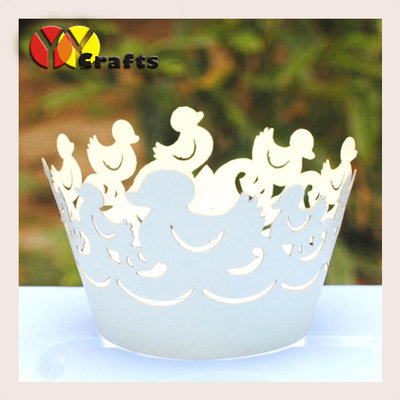 Duck Laser Cut Cupcake Wrappers cake decorations for kids birthday