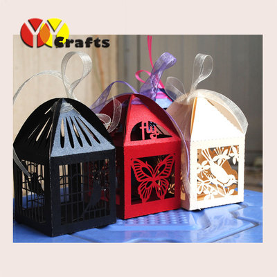 Wedding Gift Boxes wholesale laser cut wedding box wedding cake box wedding favor box China for candy packaging hot sale