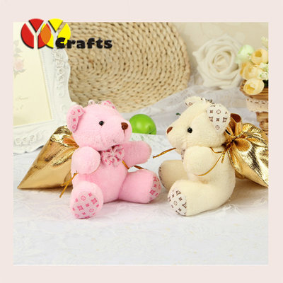 Bear Wedding Favor Candy Boxes Cute Bear Baby Shower Red / Purple