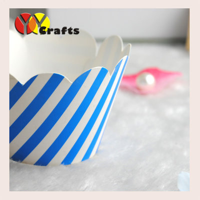 Wedding Colorful Cupcake Wrappers Paper Customized Printed Solid