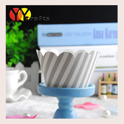 Wedding Colorful Cupcake Wrappers Paper Customized Printed Solid
