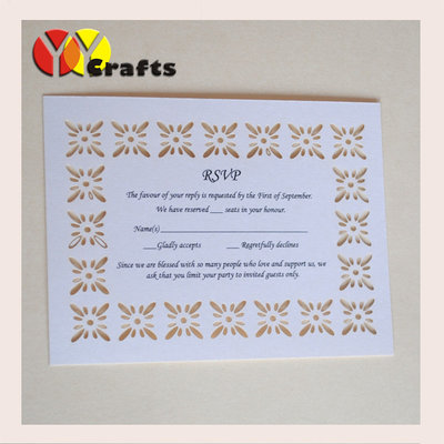 Flower Beautiful wedding thank you card , Personalized Thank You Cards