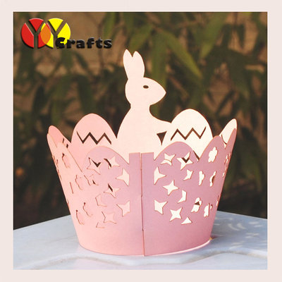 Easter day eco friendly paper handmade fancy cup cake holder with cheap price