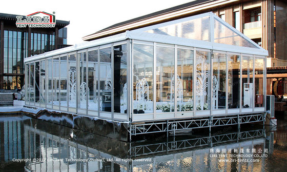 500 people clear tent with Transparent PVC Roof Cover