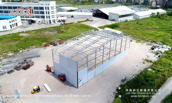 40m width Large durable stronger hanger tent with 10m side height