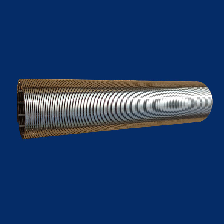 Stainless Steel Wedge Wire Slot Tube perfect round with smooth surface