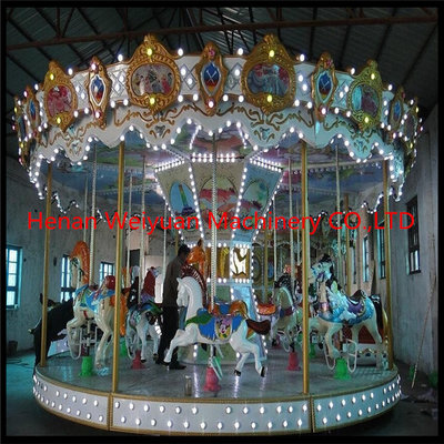 China Popular and durable carousel horse for kids mechanical carousel horse ride supplier