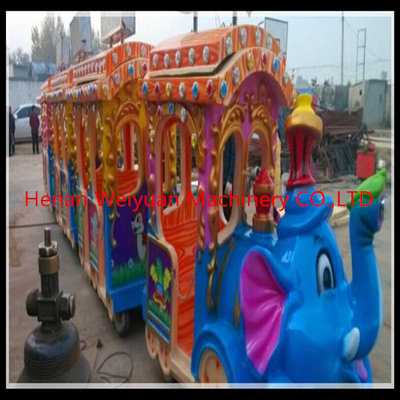 China Big attraction!! kiddie amusement park train rides elephant train for sale supplier