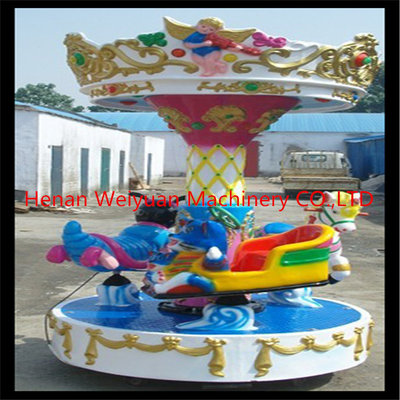 carousel coin children machine 3 seats mini carousel for sale supplier