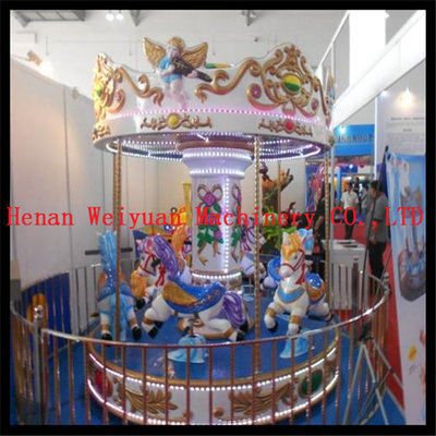 indoor amusement ride 6 seats carousel horse sale supplier