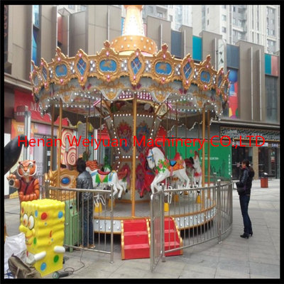 More than 10 years experience in fashion style luxury carousel 8 seats carousel horses supplier