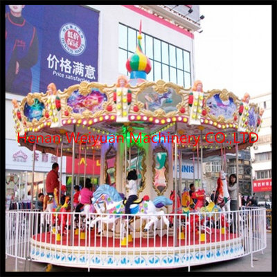 kiddie ride manufacturer electric carousel horse supplier