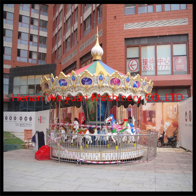 Kiddie ride amusement park game China carousel horses supplier