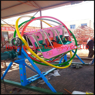 rotating playground rides 6 seats human gyroscope for teenagers and adults supplier