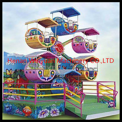 10 cabins kids mini amusement rides ferris wheel supplier