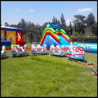 OUTDOOR kiddie electric trains, rocket electric train playground supplier