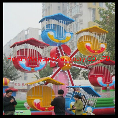 10 cabins kids mini amusement rides ferris wheel supplier