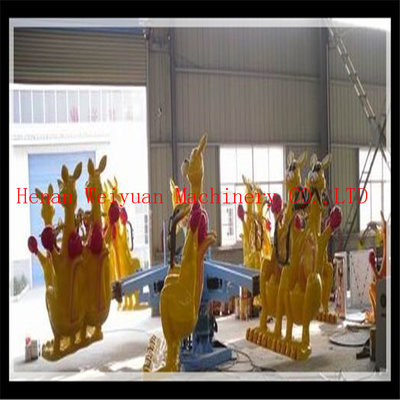 interesting amusement park rides happy jumping kangaroo for sale supplier
