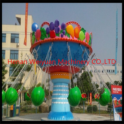 Thrilling Watermelon Rotating Chair Fruit Flying Chairs Kiddie Rides For Sale supplier