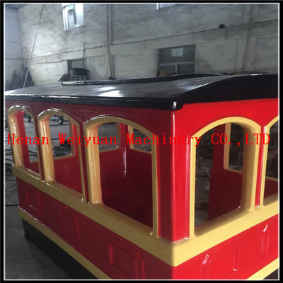 4 couches 20 seats Attraction Park Amusement Park Ride Carnival Game Electric Trackless Train supplier