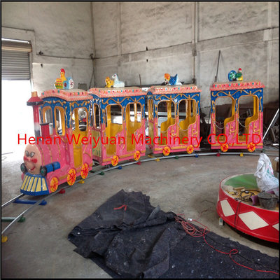 Amusement park Kids electric train Thomas train track ride for sale supplier