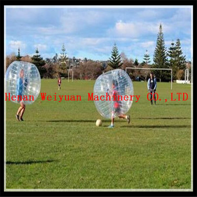 High quality football games RED and BLUE inflatable human bubble balls bumper balls/soccer bubbles supplier
