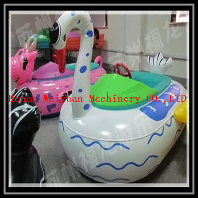safety belt  electric inflatable white swan and duck bumper boat for kids supplier