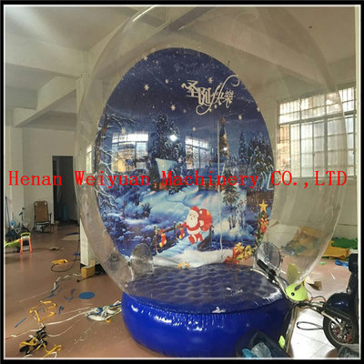 3.5M diamater snow globe inflatable inflatable christmas snowman supplier