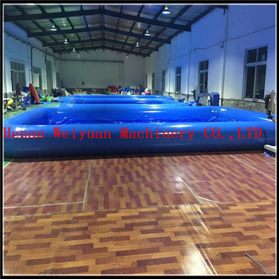 15*20m PVC0.9mm big water park equipment inflatable swimming pool bubble inflatable pool supplier