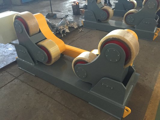 10 Tonnen-Rohr, das Rolls-Antrieb durch Leistungsstärke 1.5KW mit 300mm×120mm Gummirädern dreht