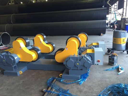 60 Tonnen-Belastbarkeits-Behälter, der Rolls-Antrieb durch Leistungsstärke 4KW für automatisches Schweißen dreht