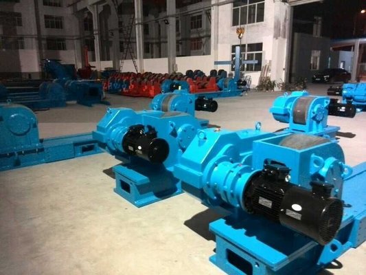 10T Conventional Pipe Welding Rotator , Manual Screw Adjustment With VFD Control