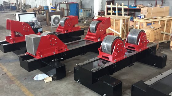 Dreht automatischer herkömmlicher Rotator des Schweißens-HGK-100, Drehen-Rolle doppelten Motor