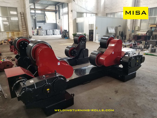 20Ton Selbst-Richtete Schweißens-Rotator mit Leistungsstärke 1.5KW, das Rohr aus, das Rolls dreht