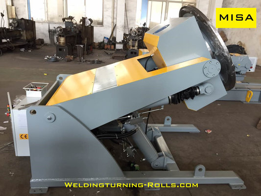 3 Axis Hydraulic Welding Positioner Motorized Rotating 3 Ton Q235 Material