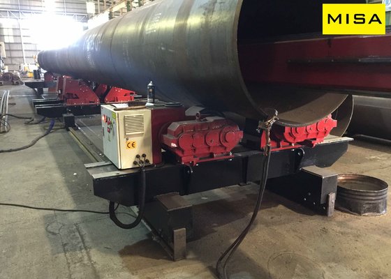 Conventional Tank Fit Up Rolls Growing Line With 6-60m / h Velcocity PU Wheels