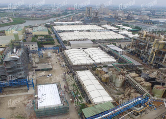 Chemical Sewage Pool Canopy Membrane Structure Project supplier