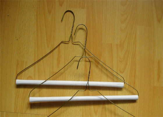 Wire Clothes Hangers Powder Coating Hangers Low Carbon Steel Wire Material